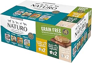 Naturo Dog Grain Free Poultry Variety Trays 12 pack : Amazon.co.uk: Pet ...