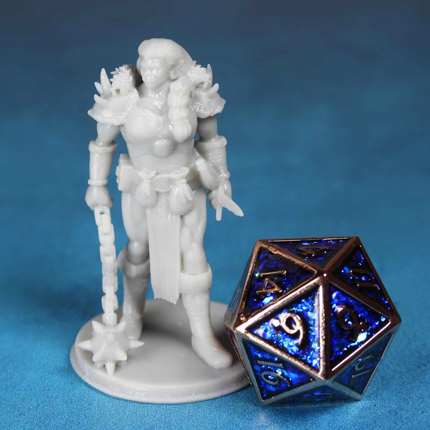 Amazon.com: Half Orc Female Barbarian with Sword and Flail : Toys & Games