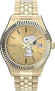 Timex Peanuts x Waterbury Legacy Reloj para mujer, Tono dorado/Oro, Una talla, Waterbury Legacy ...