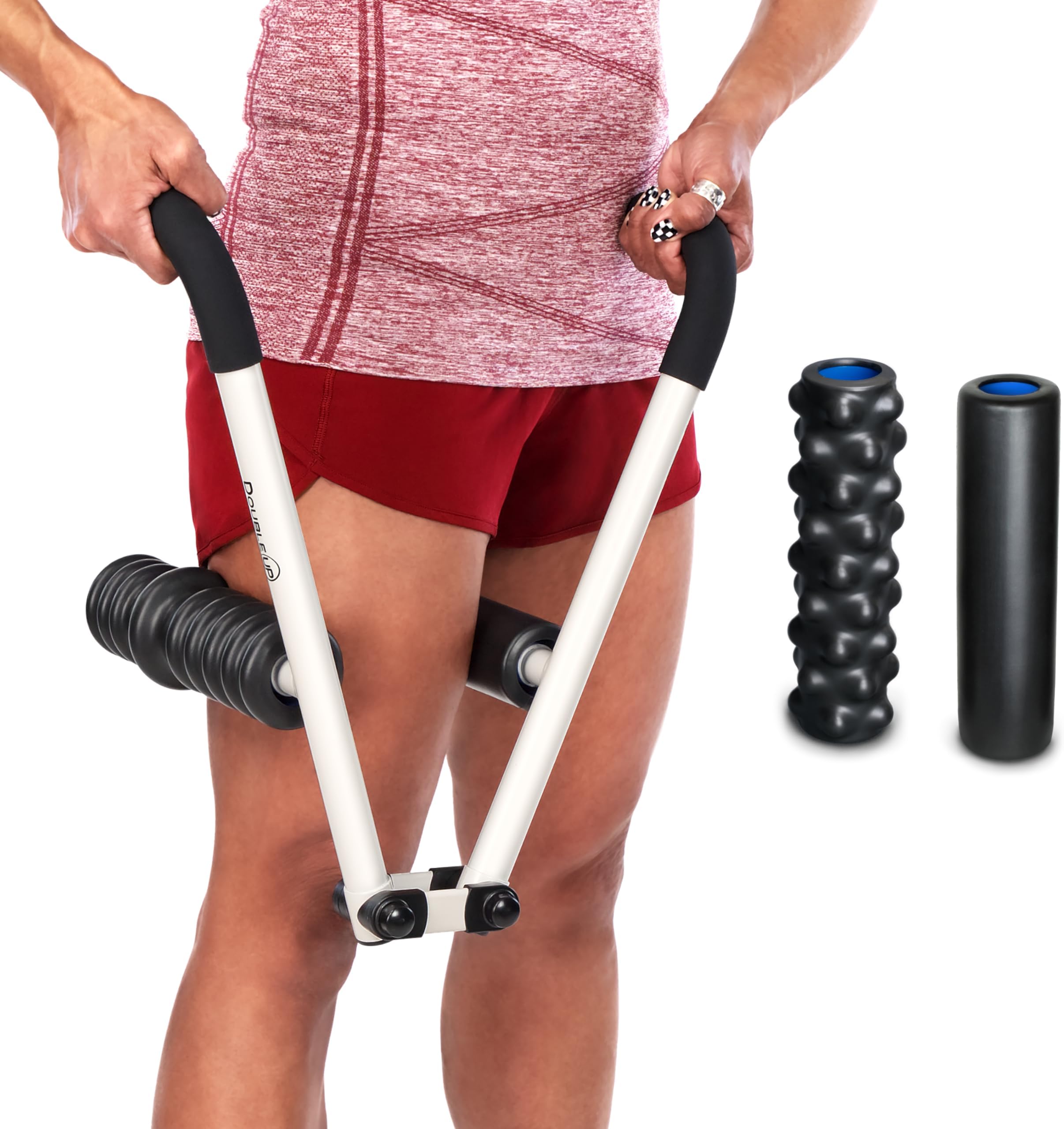 Amazon.com: DoubleUP Roller Recovery Kit - White - Muscle Massager with ...