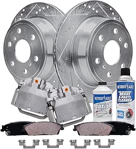 Amazon.com: Detroit Axle - Rear Brake Kit for Cadillac Escalade Chevrolet GMC Avalanche ...