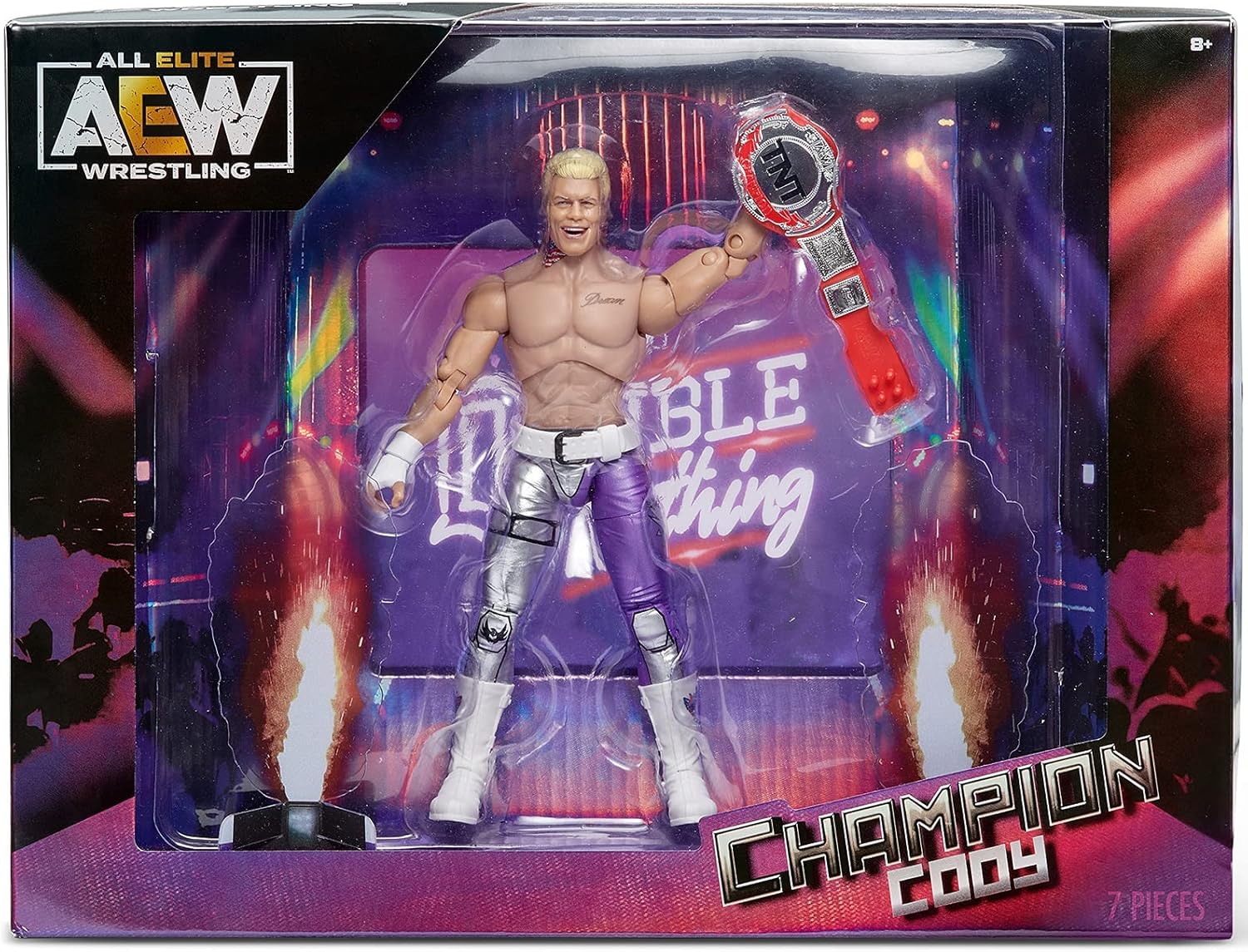 Amazon.com: AEW Cody Rhodes TNT Champion Exclusive All Elite Wrestling ...