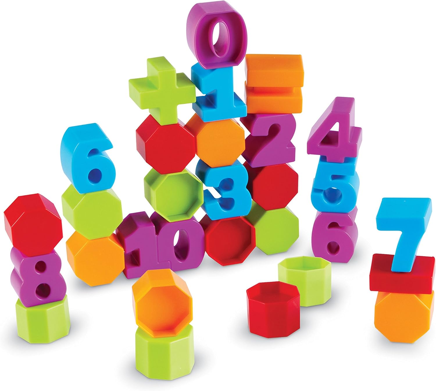 Amazon.com: Learning Resources Number and Counting Blocks, Early ...