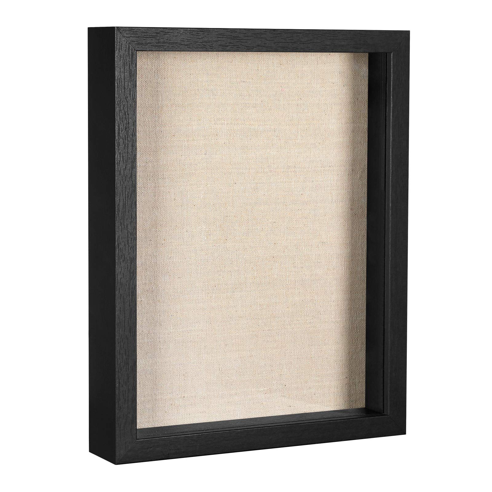 Buy SONGMICS Shadow Box Frame, 8x10 Black Box Frame Display Case with ...