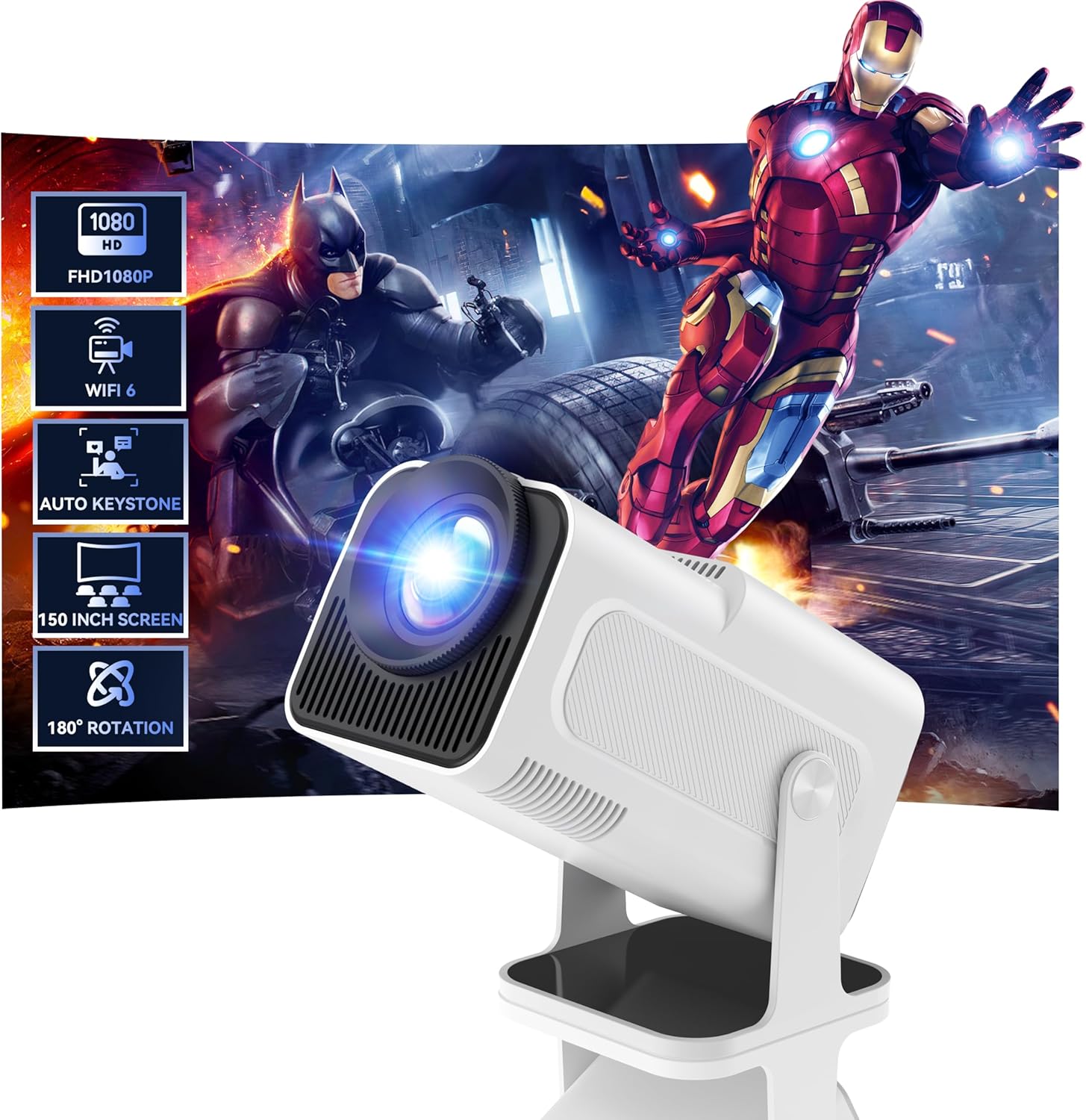 Amazon.com: Polocsh Smart Projector with Bluetooth : Electronics