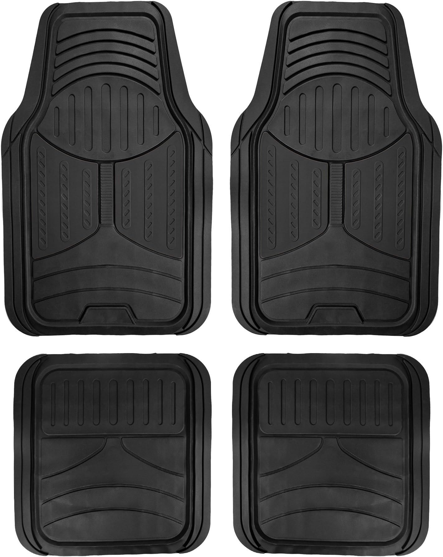 Amazon.co.jp: Amazon Basics Rubber Car Mat, Full Coverage for Cars ...
