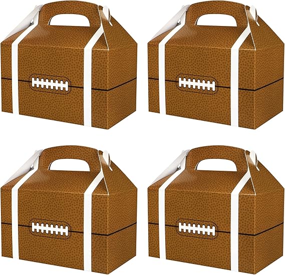 Amazon.com: Football Party Treat Boxes 24 Pcs Football Theme Gift Box ...
