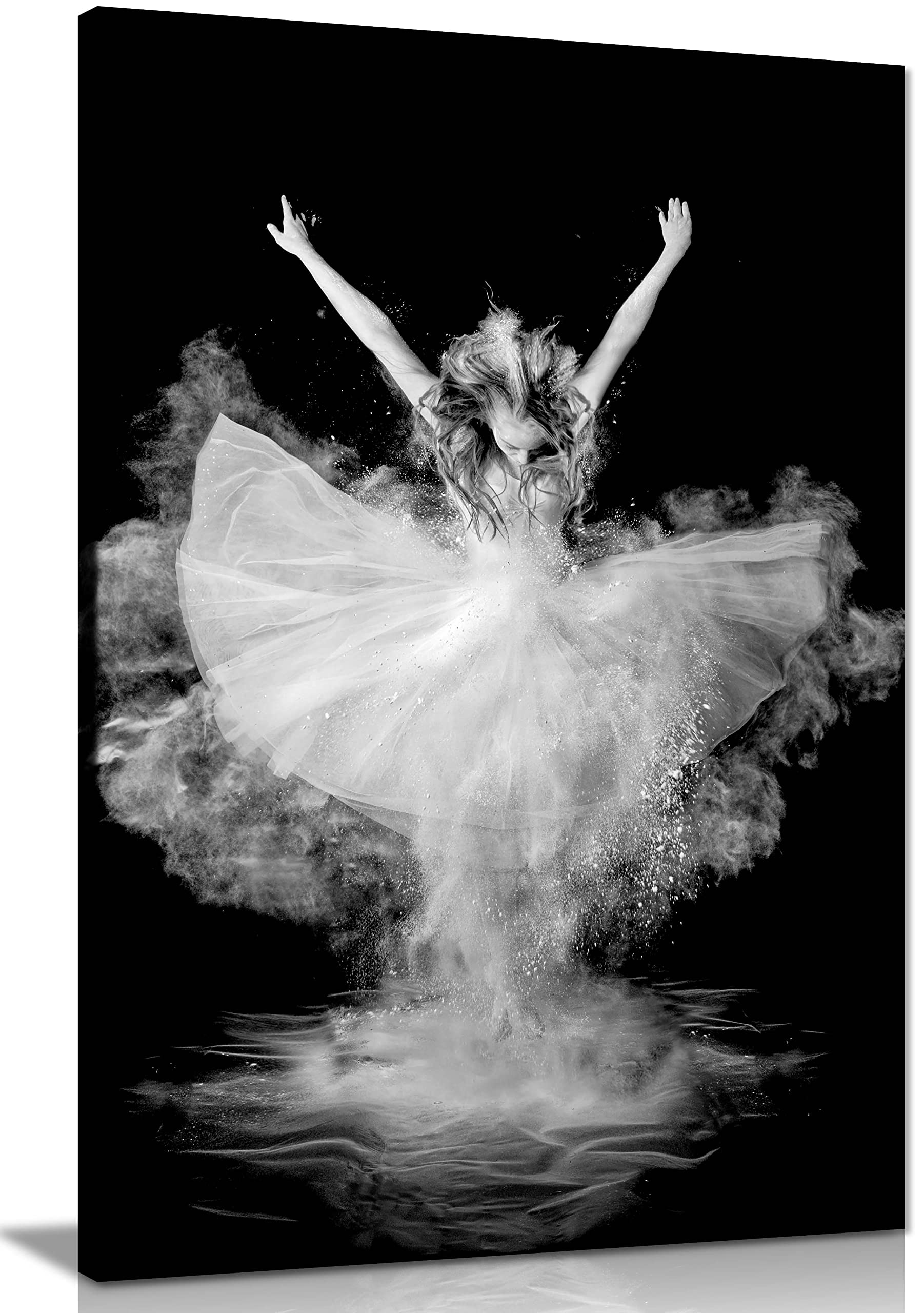 Dance Black And White Leap