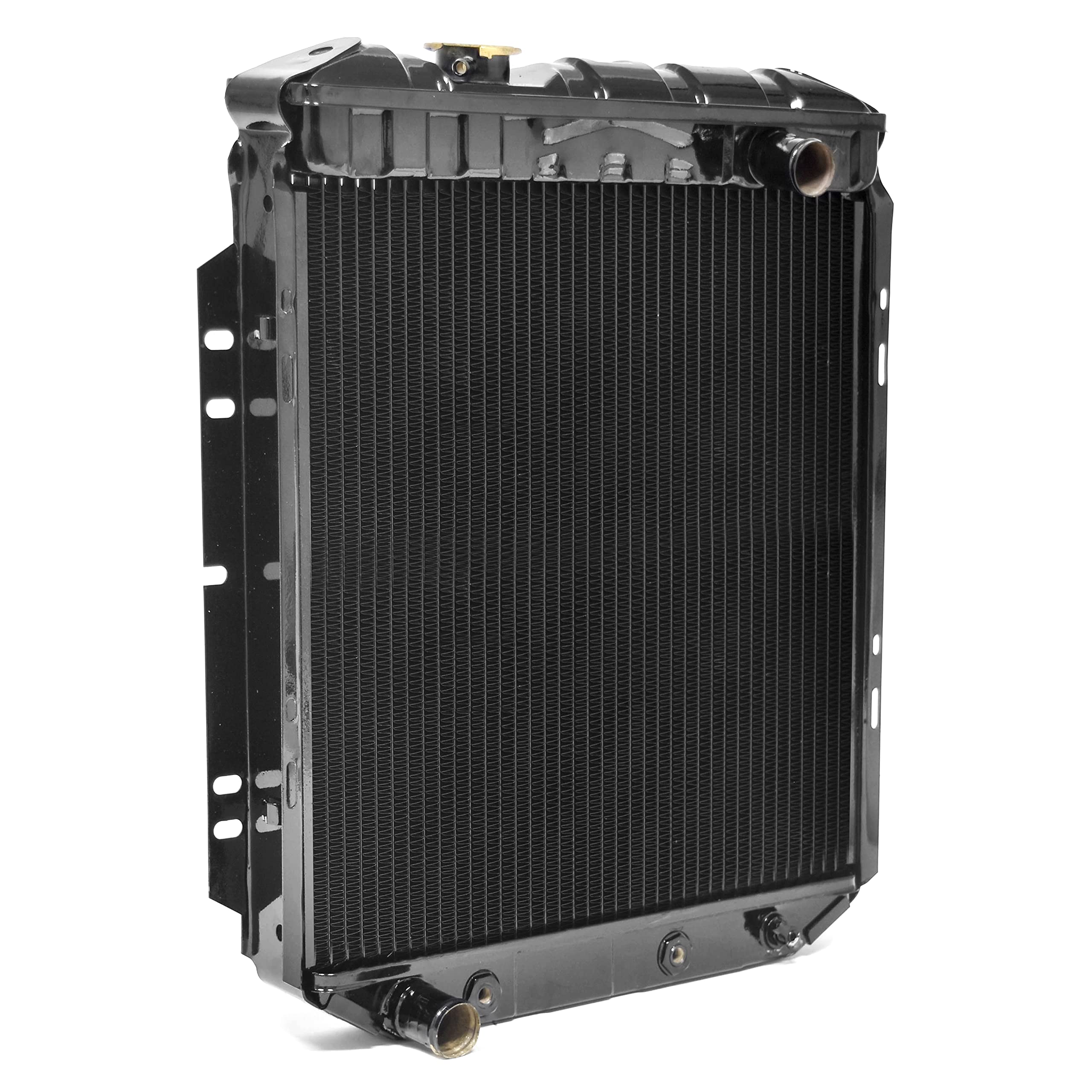 Amazon.com: Maxcore 3-Row Copper/Brass Radiator 17" 6 Cylinder 144/170 ...