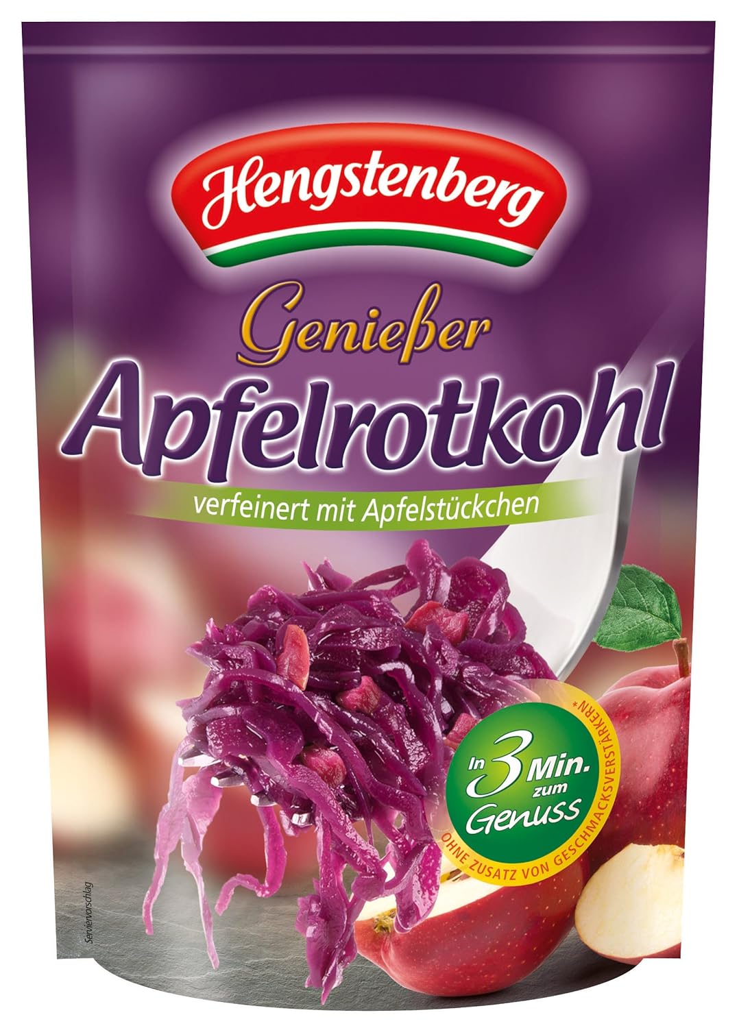 Amazon.com : Hengstenberg Mildessa Red Cabbage with Apple 14.1 Ounces ...