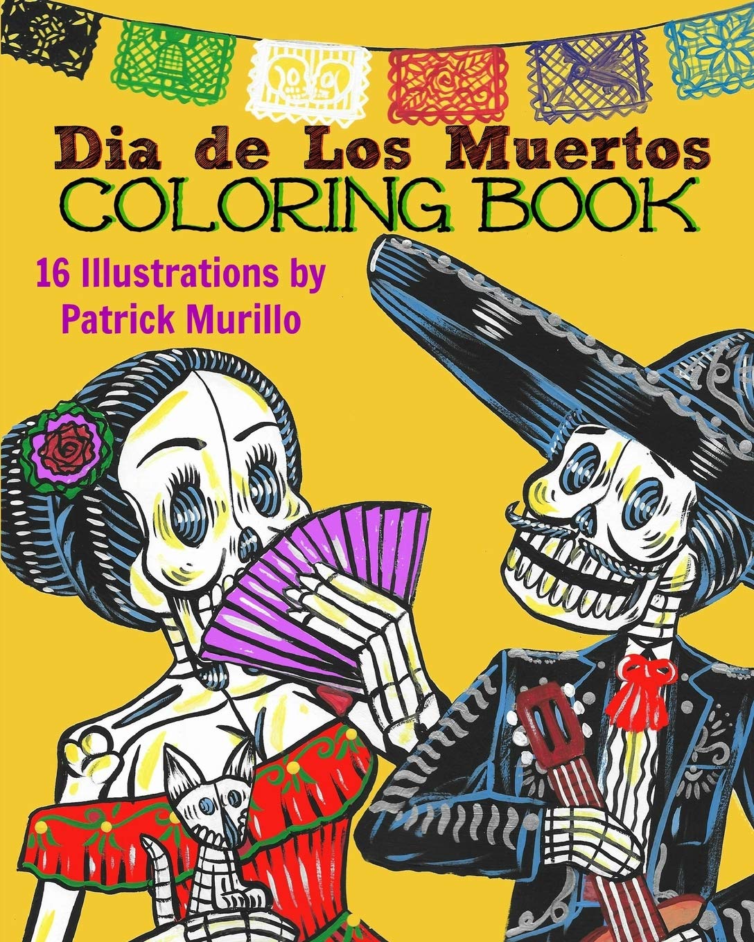 Amazon.com: Dia de Los Muertos Coloring Book, Vol 1: Celebrating the ...