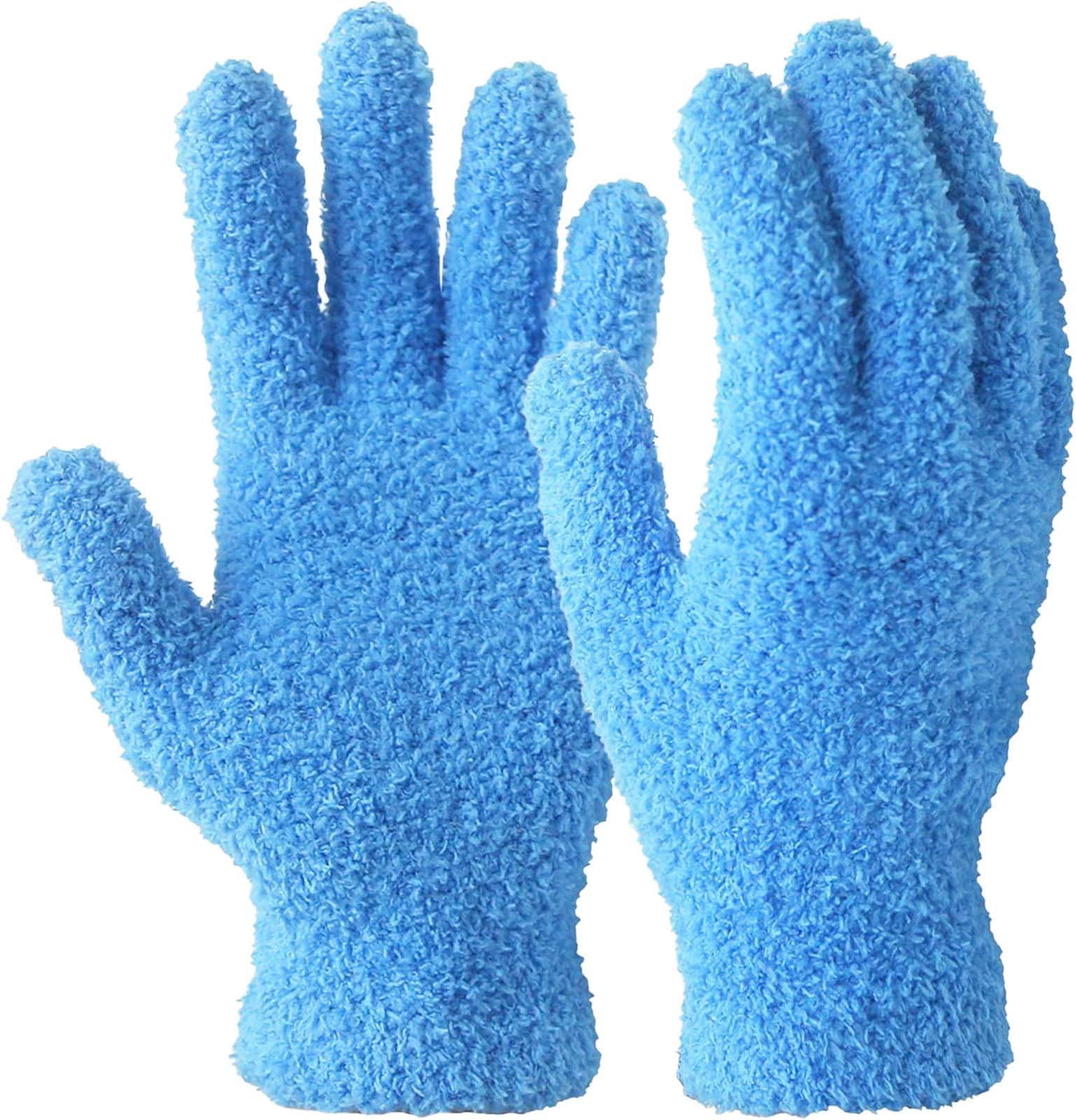 Amazon.com: Evridwear Microfiber Plant Dusting Gloves Reusable Leaf ...