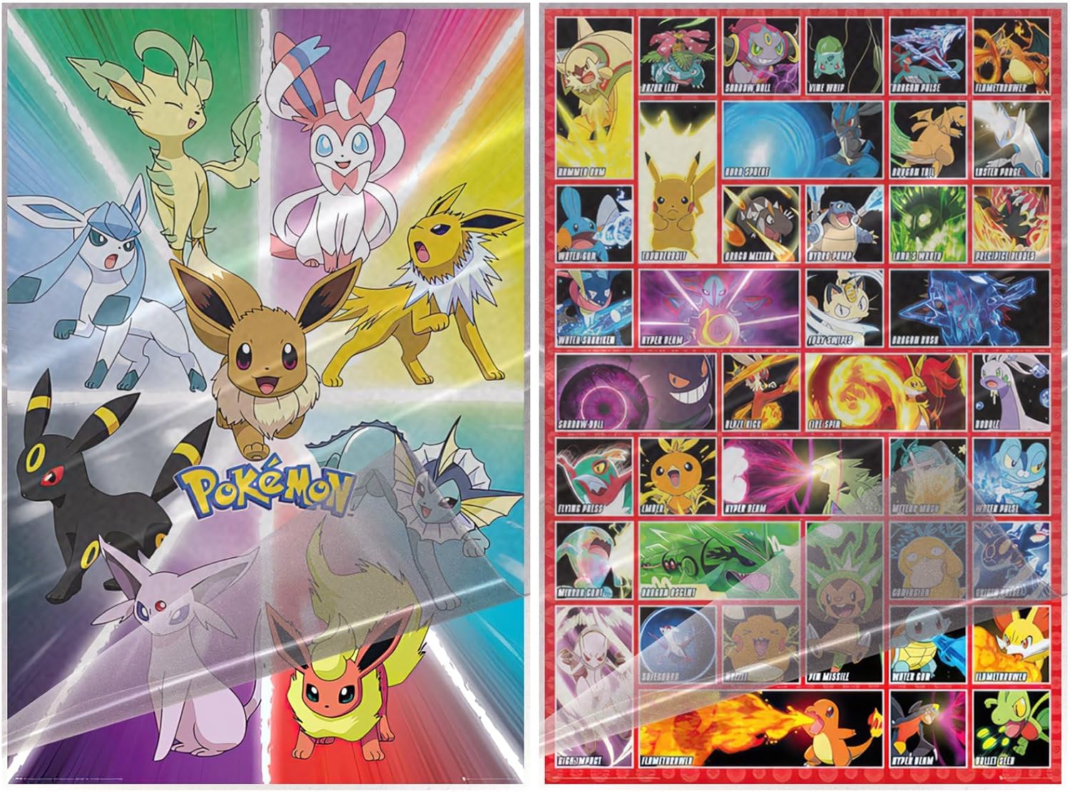 Amazon.com: Pokemon - 2 Piece Gaming TV Show Poster Set (The Favorites ...