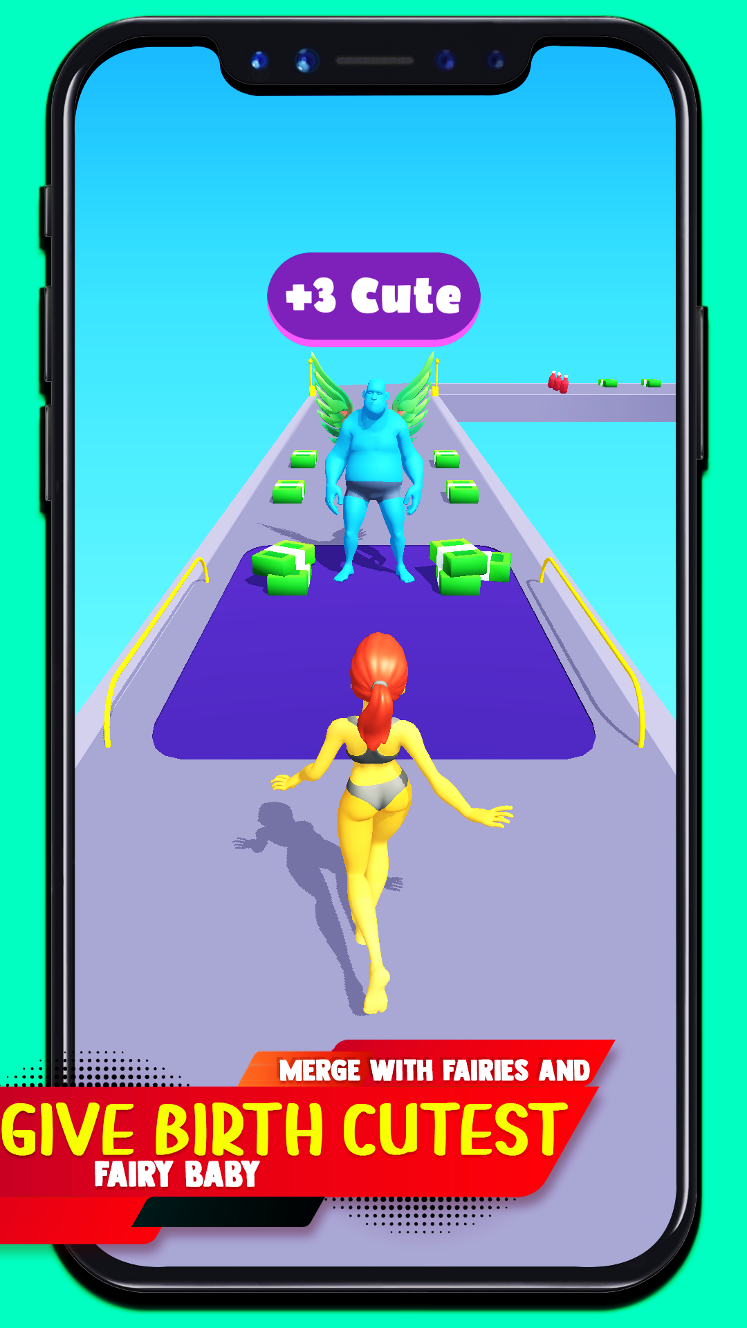 Fairy Evolution Runner! Genetic Mutant Rush 3D - Fairy DNA Fusion Run Race Merge Running ...