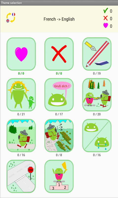 Hangman : French and English Verbs - level A1:Amazon.com:Appstore for ...