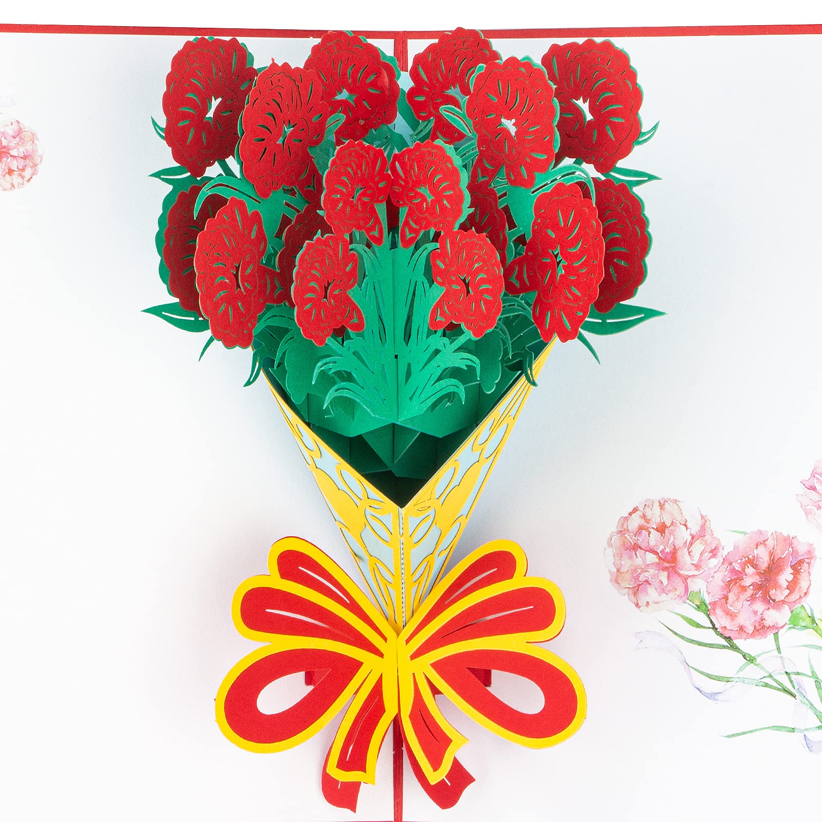 Buy Bajayvovo Teacher s Day Pop Up Card Carnation Flower Bouquet Pop Up buy-bajayvovo-teacher-s-day-pop-up-card-carnation-flower-bouquet-pop-up