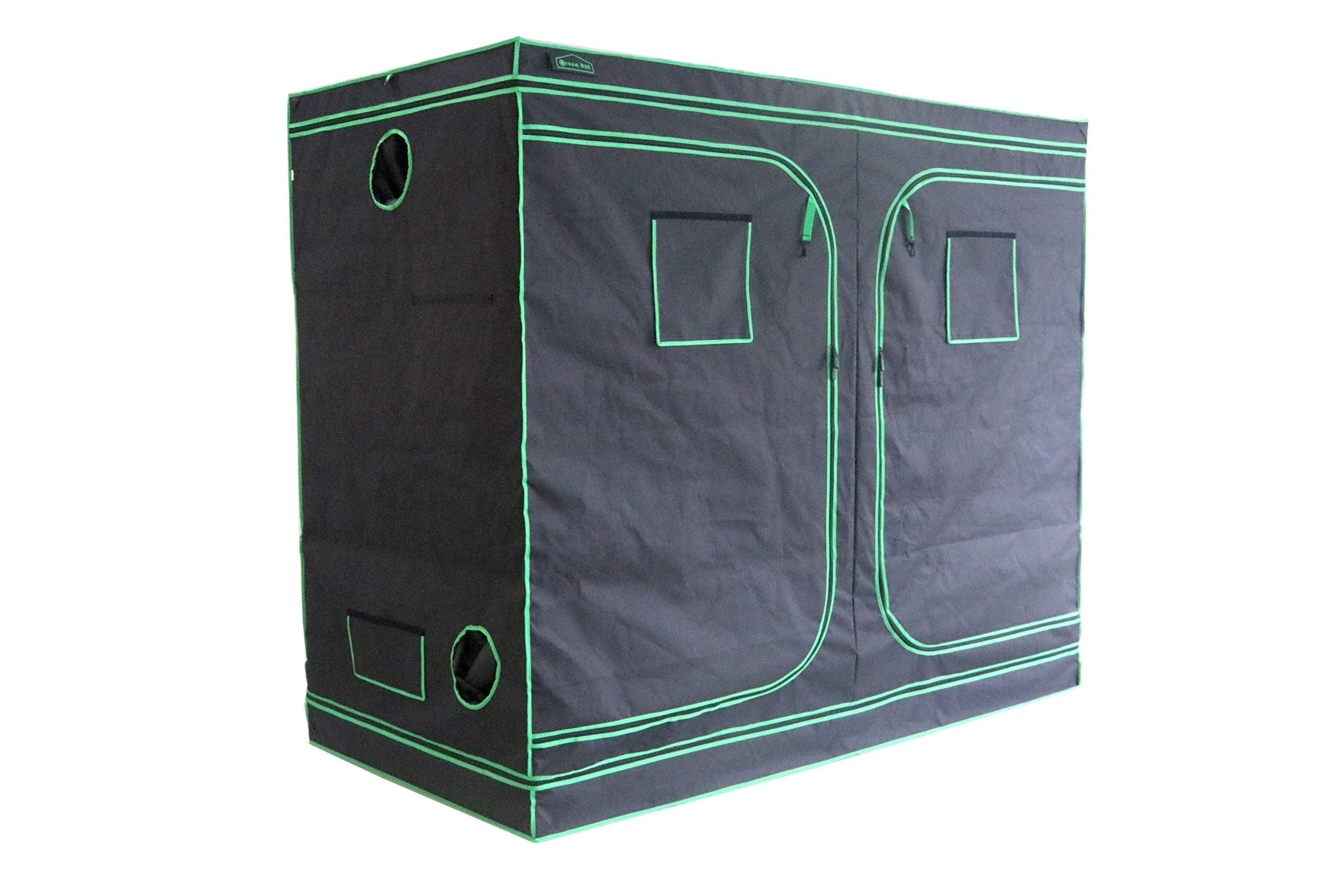 Green hut Grow Tent 96"X48"X78" 600D Mylar Hydroponic Indoor Grow Tent ...