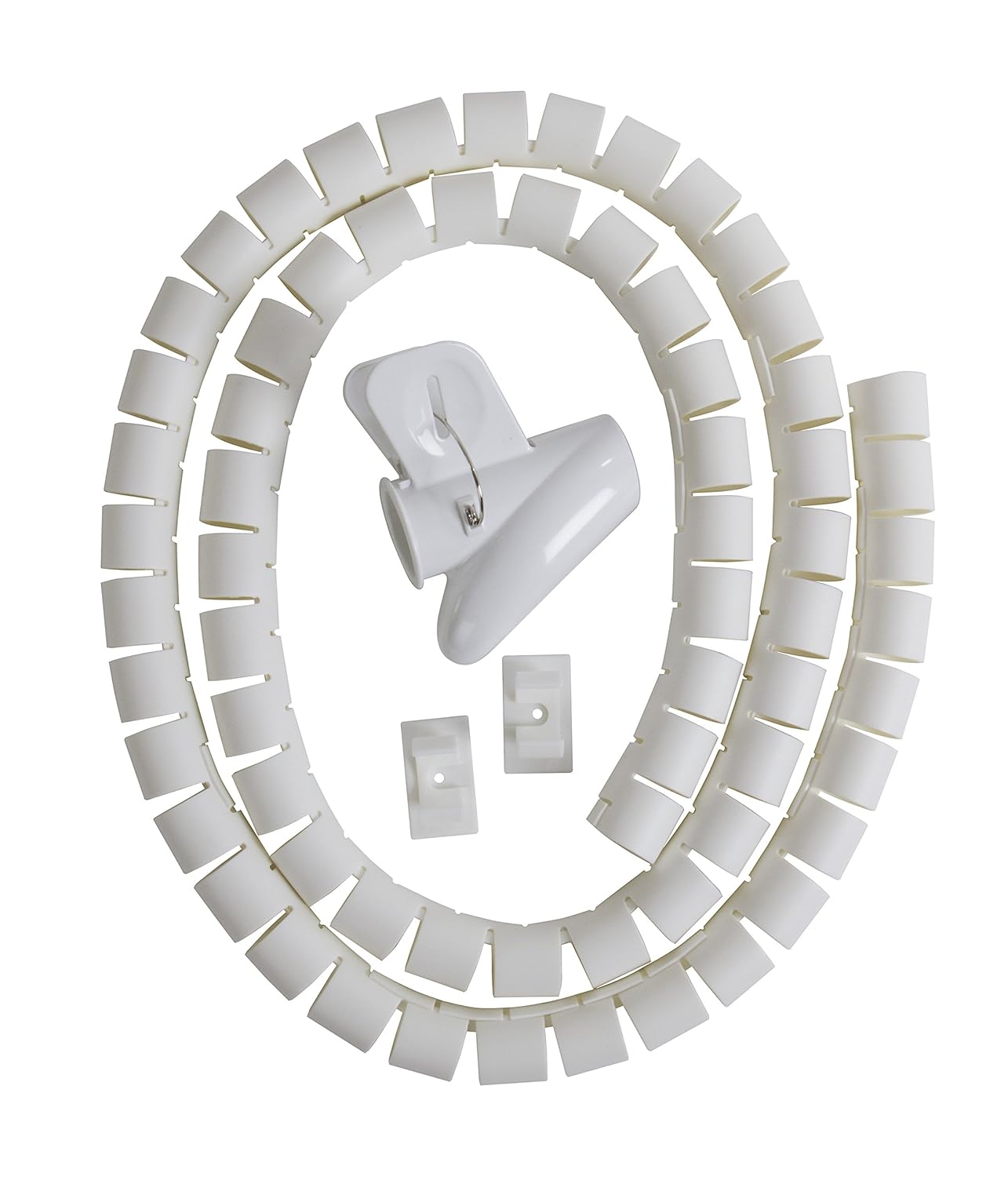 Evriholder Cable Zipper Cord Organizer Kit, White, Large : Amazon.in ...