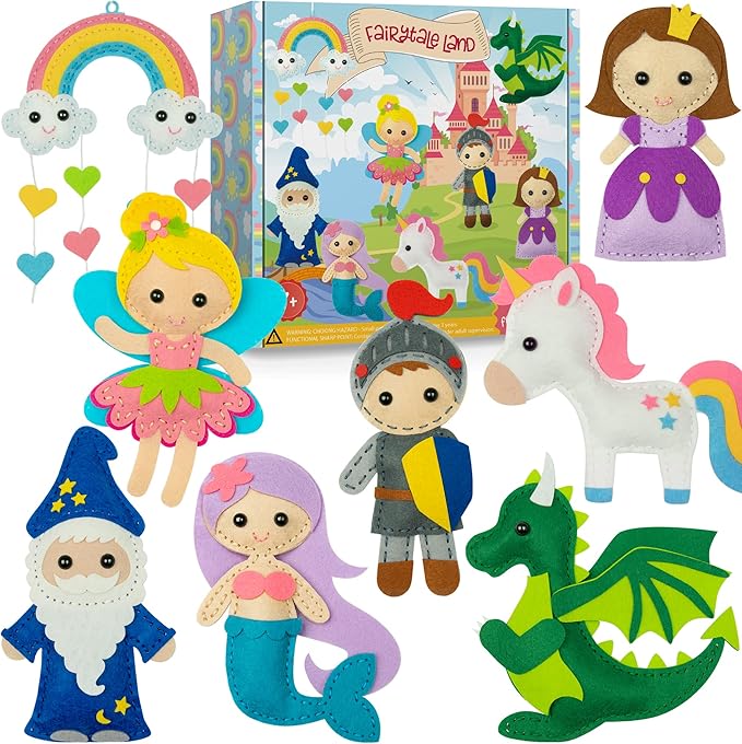 Amazon.com: Craftorama Sewing Kit for Kids, Fun and Educational ...