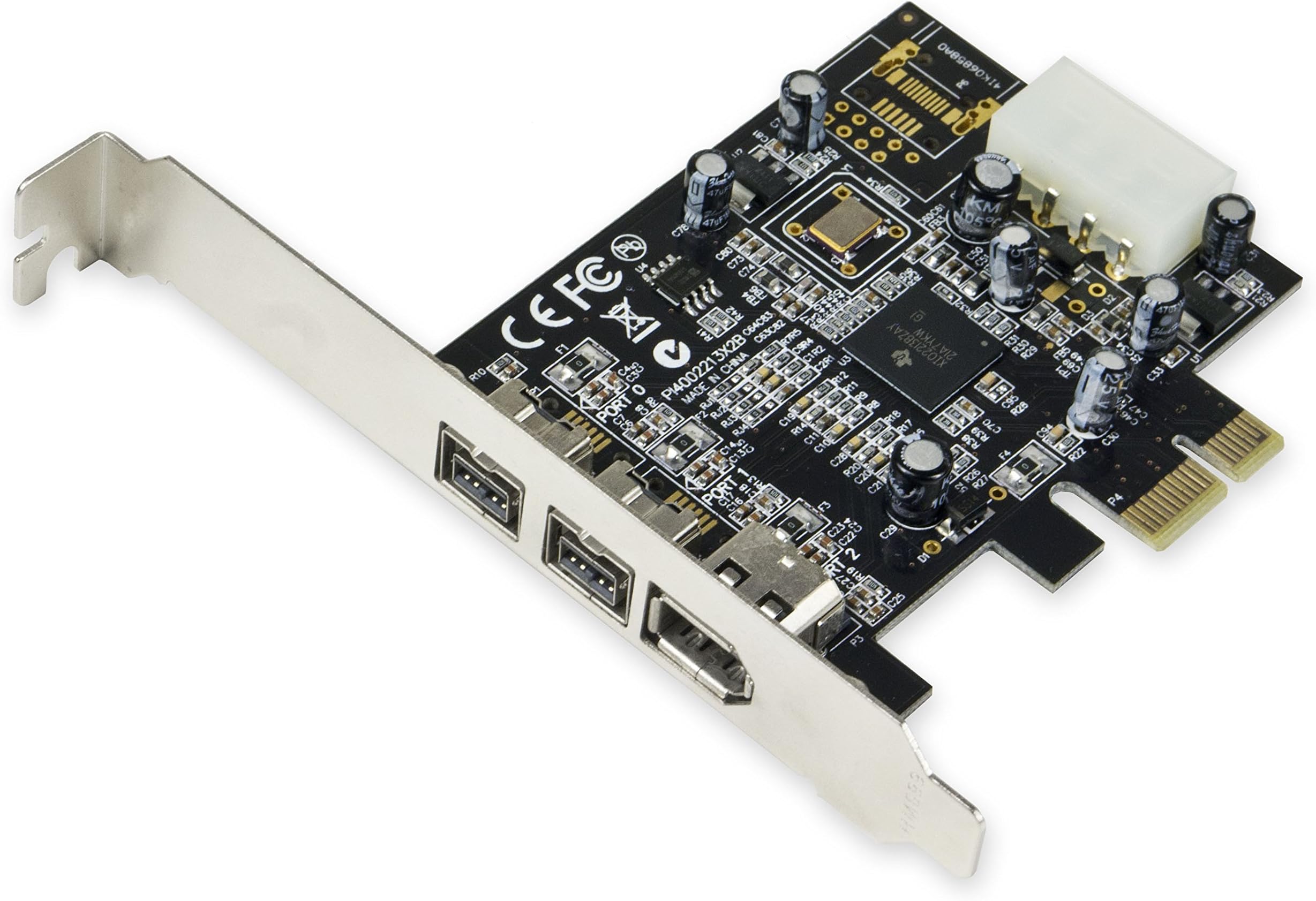 Amazon.com: Padarsey PCIe Firewire Card for Windows 10, IEEE 1394 PCI Express Controller 4 Ports ...
