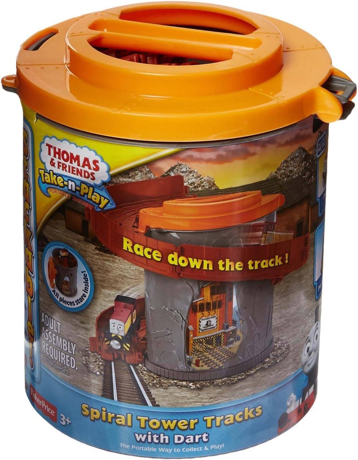 Thomas and Friends Take-n-Play Portable Railway Spiral Tower Tracks ...