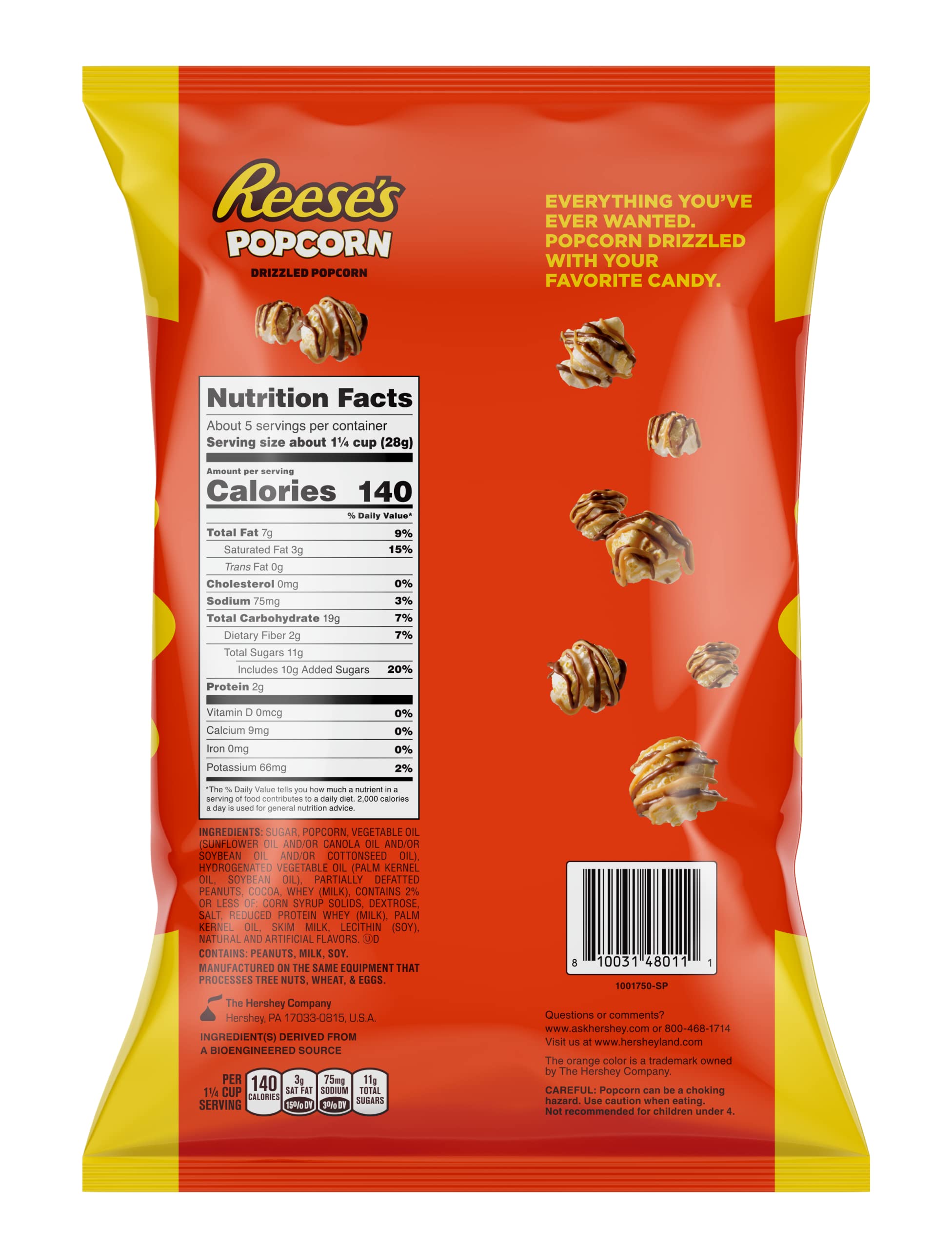 Snapklik.com : Reeses, Popcorn, 5.25 Ounce