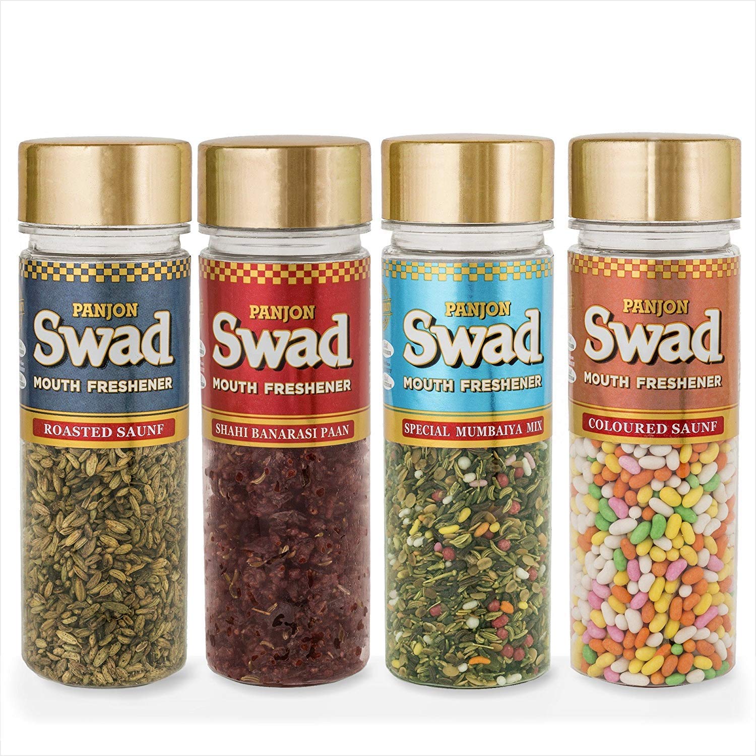 Buy Indian Mouth Freshener/Mukhwas -Panjon Swad Mouth Freshner, Colored ...