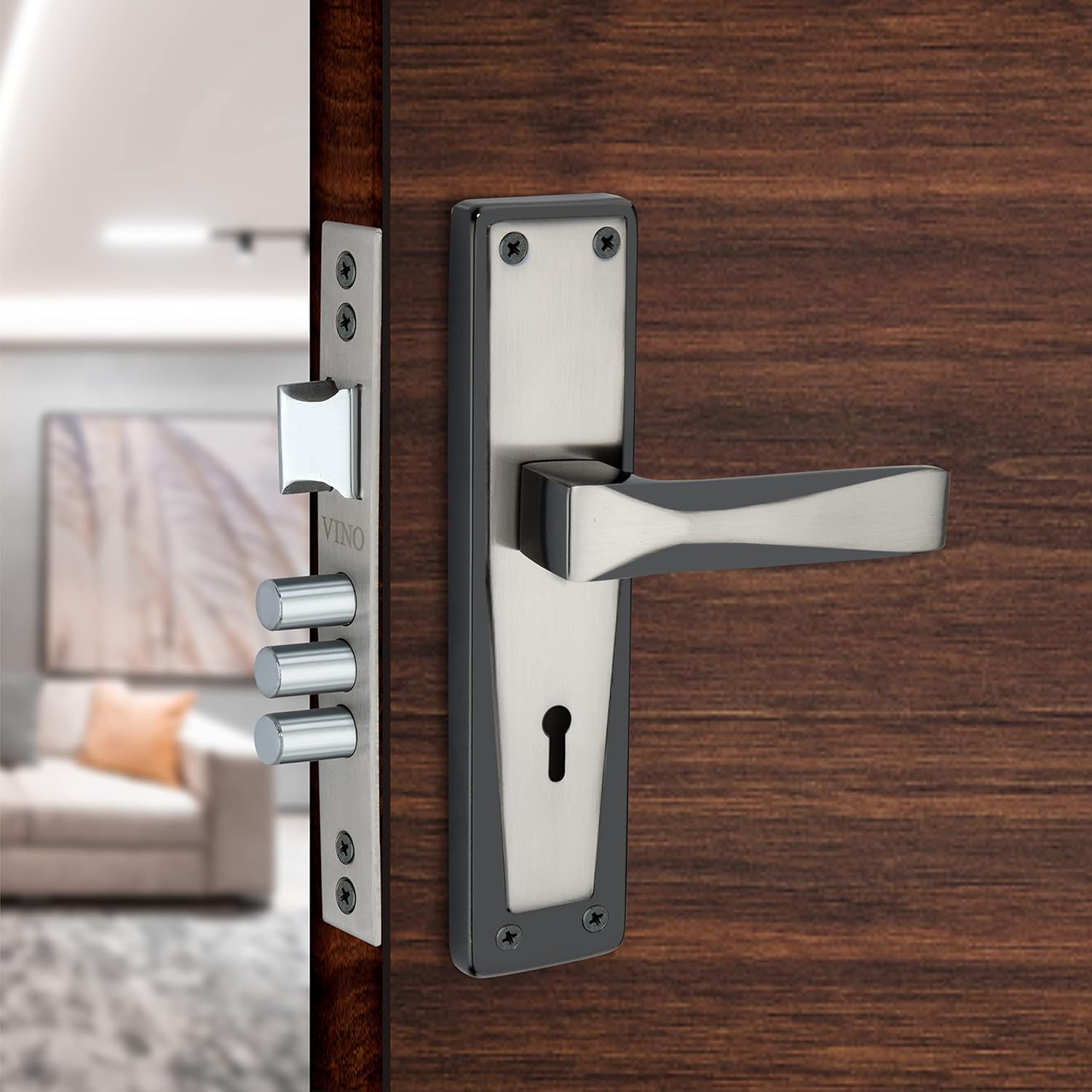 Vino Heavy Duty 8inch Mortise Handle Door Locks for main door / Bedroom ...