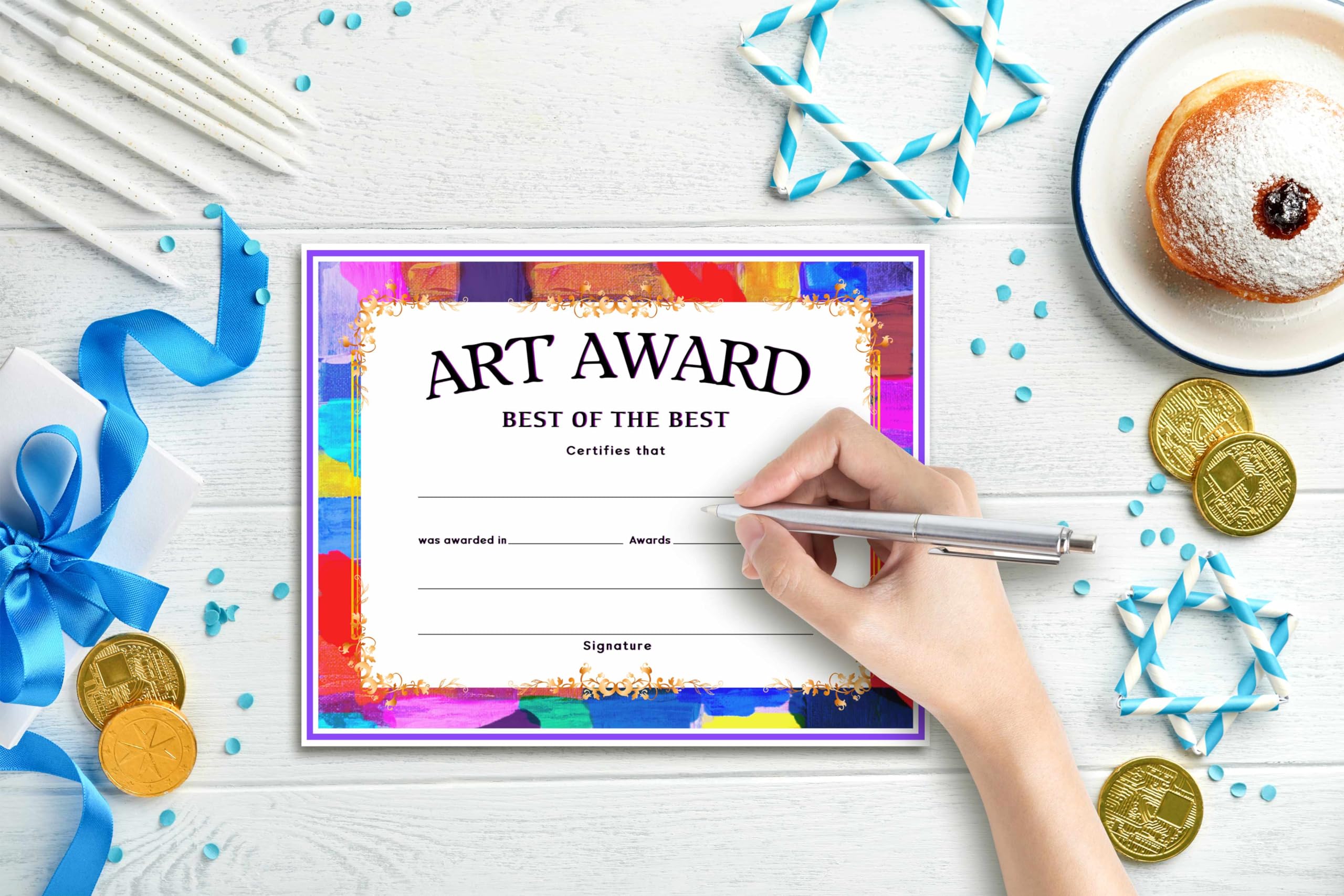 Printable Art Award Certificates Reflections Art Program Award