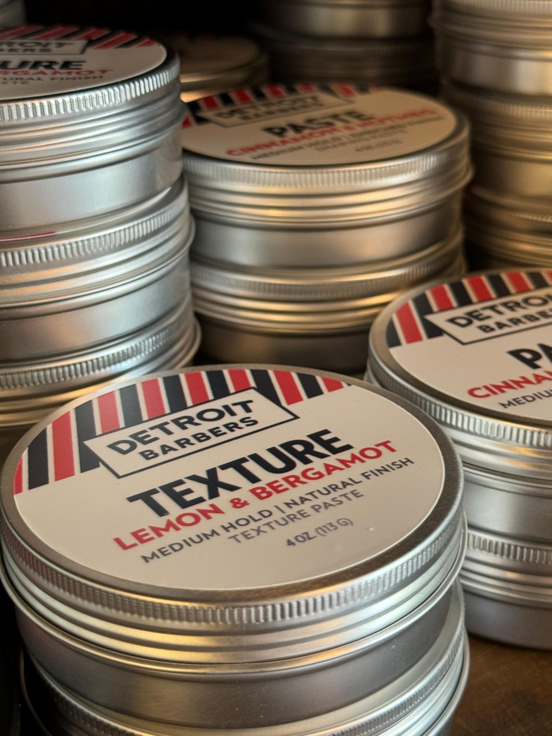 Amazon.com: DETROIT BARBERS Texture Hair Paste Pomade For Men - Medium ...