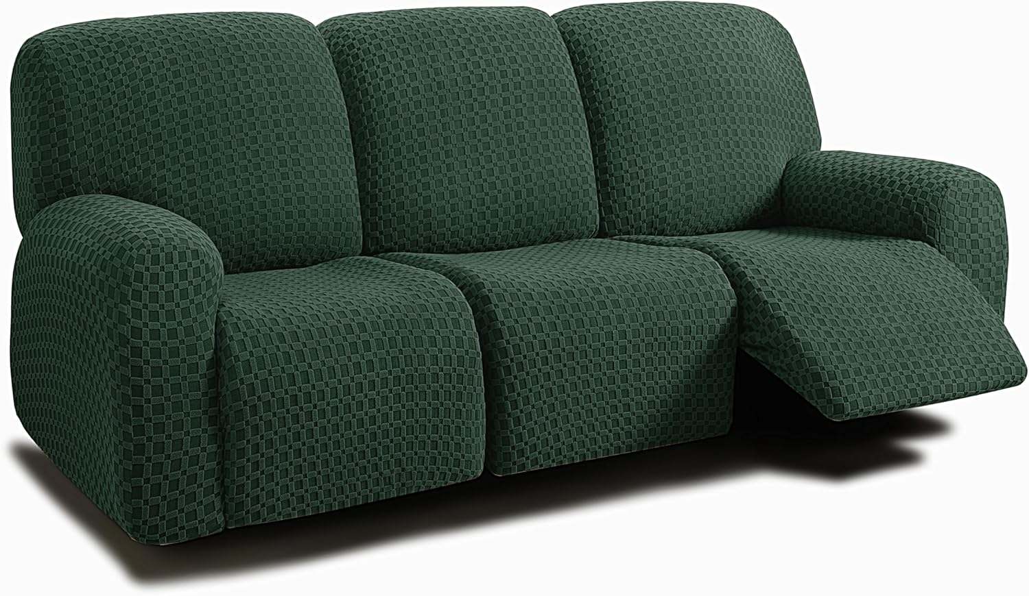 ULTICOR 8-Pieces Recliner Sofa Covers, Jacquared Stretch Couch Covers ...