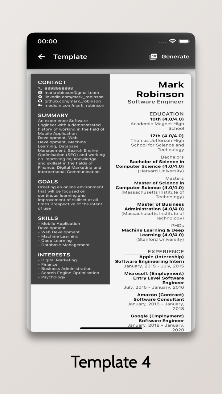 Resume+ - CV Generator - App on Amazon Appstore