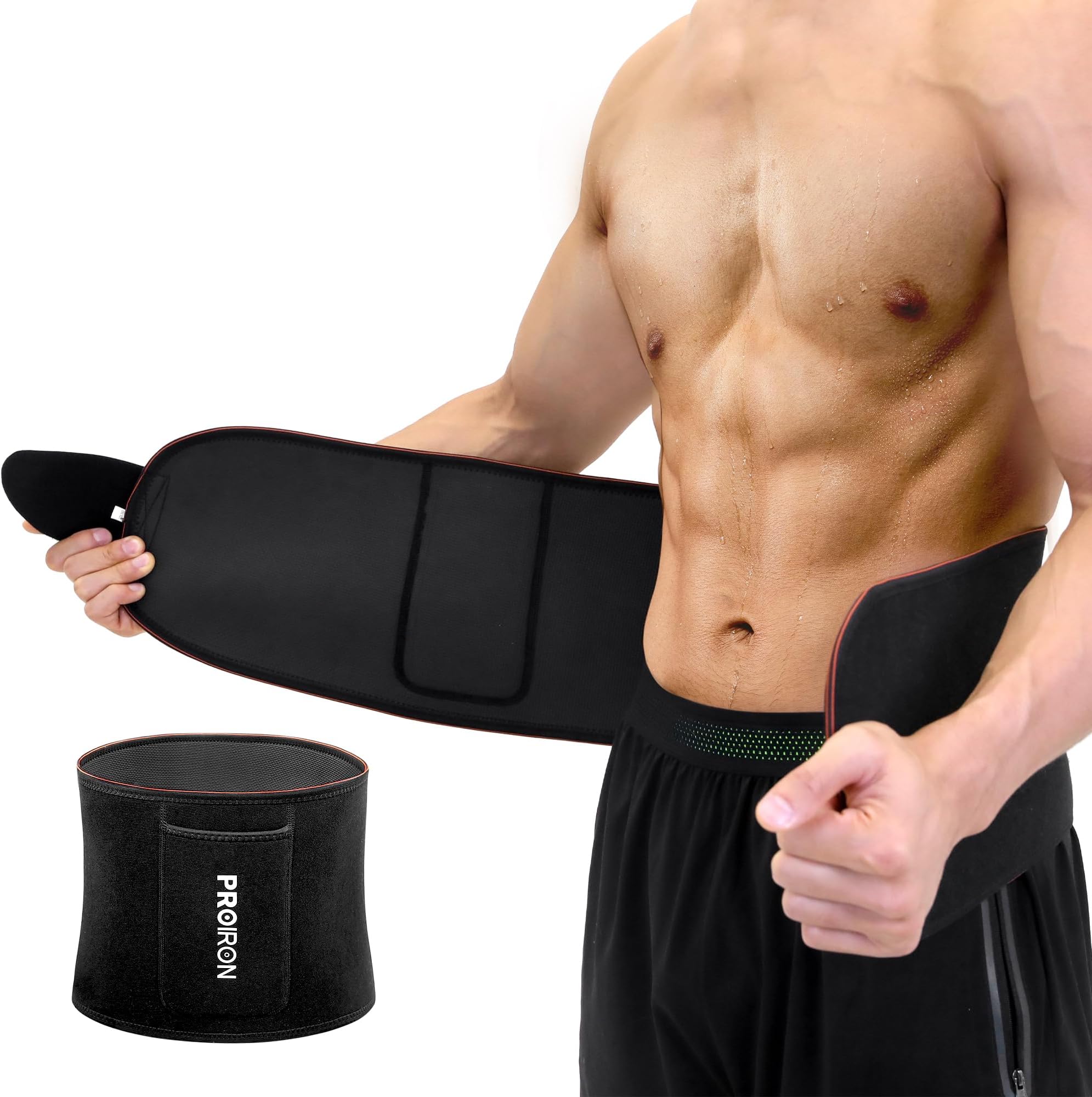 Waist Trimmer Trainer Belt Lifting Bodyshaper Brace Tummy Fat Burner ...
