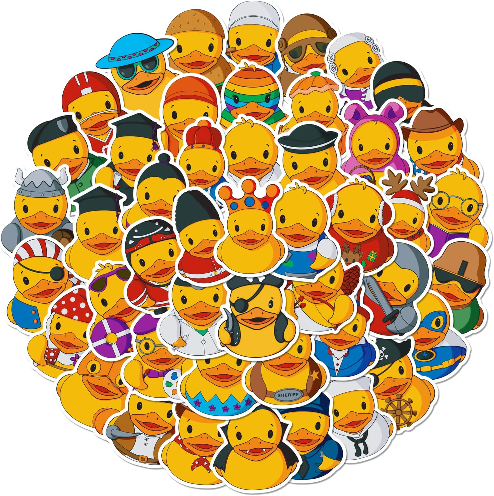Amazon.com - Rubber Duck - 3" Vinyl Sticker - for Car Laptop I-Pad ...