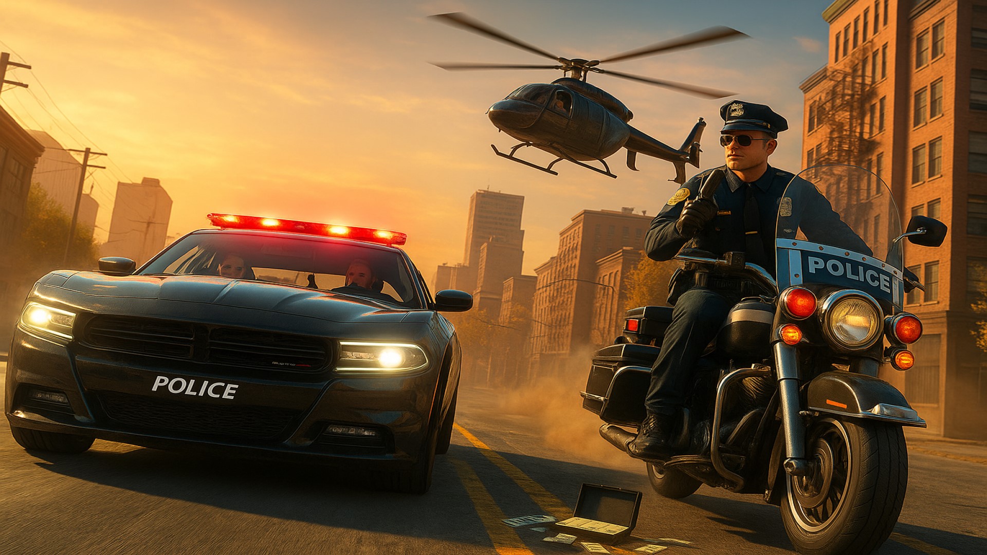 Police Car Racing: US Car Police Chase 3D Game & City Crime Patrol ...