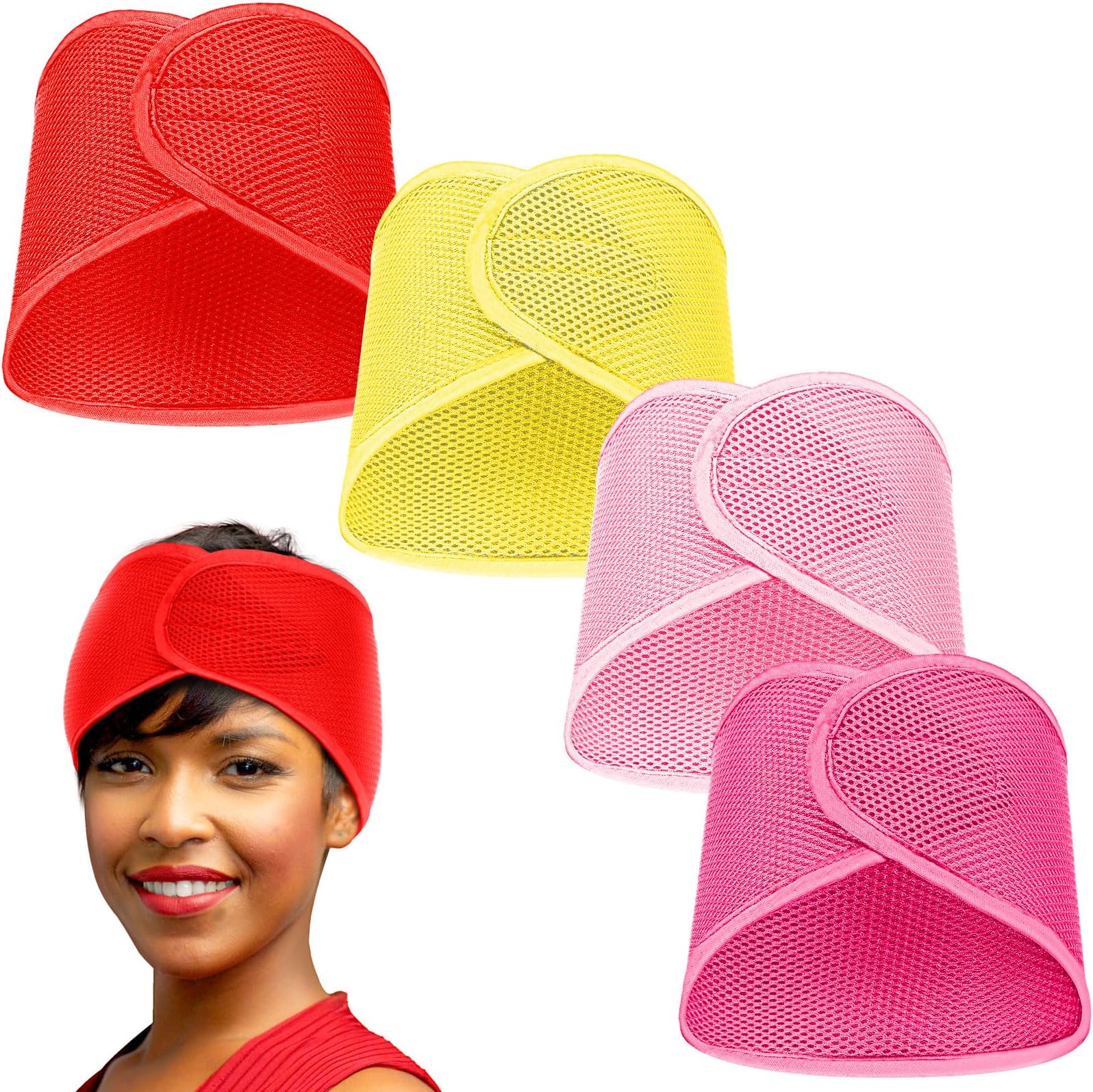 Amazon.com : Xuhal 4 Pieces Mesh Hair Wraps for Black Women Sleeping ...