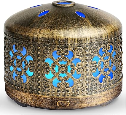 Amazon.com: Mini Cordless Essential Oil Diffuser, Wireless Metal ...