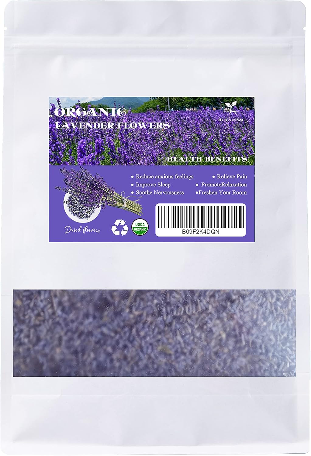 Organic Dried Lavender Flowers Dried Lavender Flowers for Tea, Baking ...