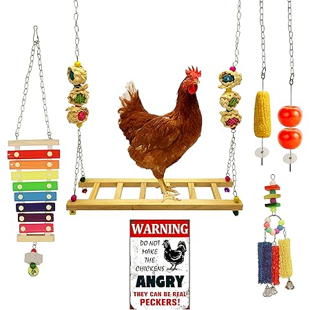 Amazon.com: Backyard Barnyard Chicken Swing Perch Made in The USA ...
