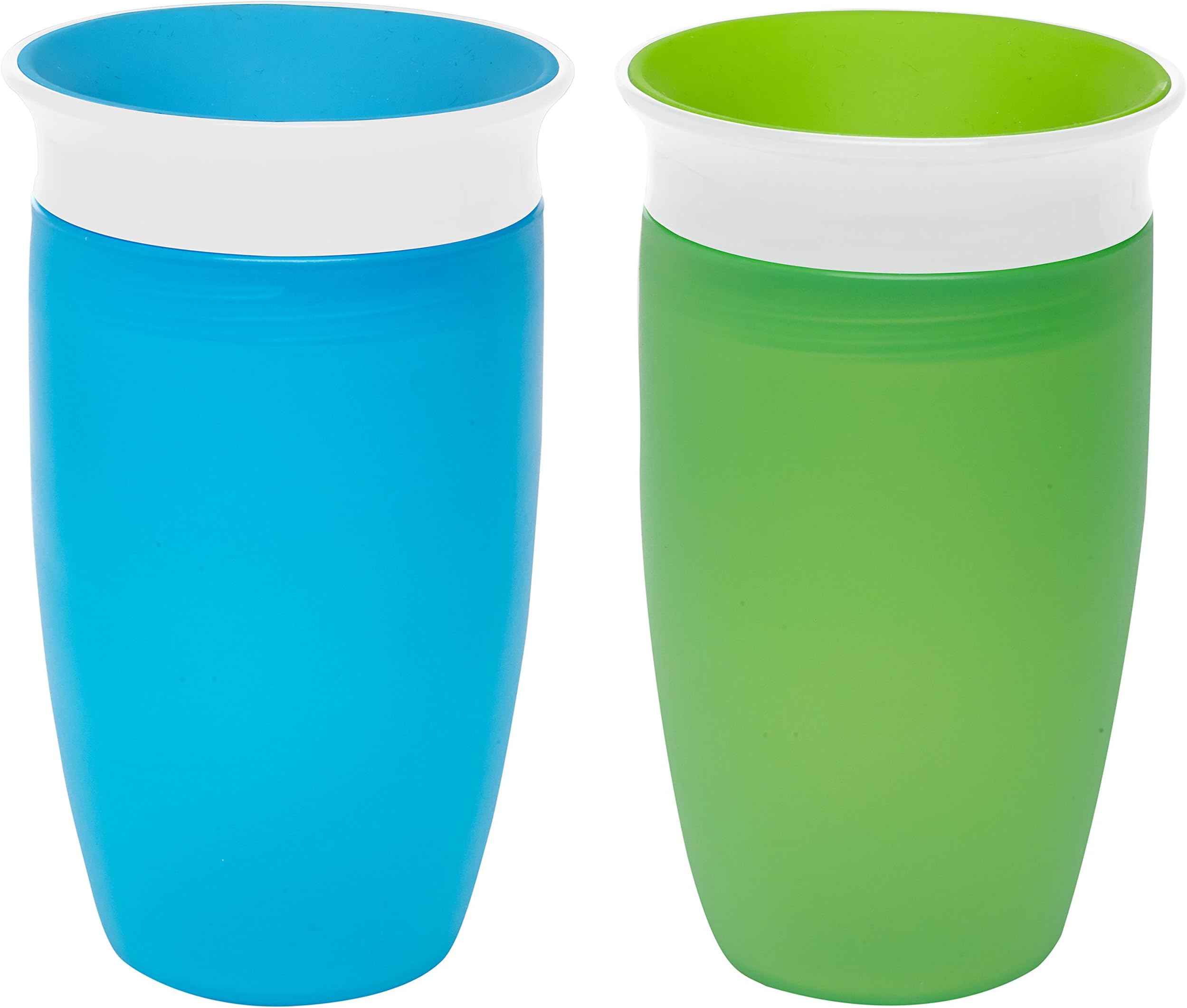 Amazon.com : Munchkin® Miracle 360 Sippy Cup, Green/Blue, 2 Count : Baby