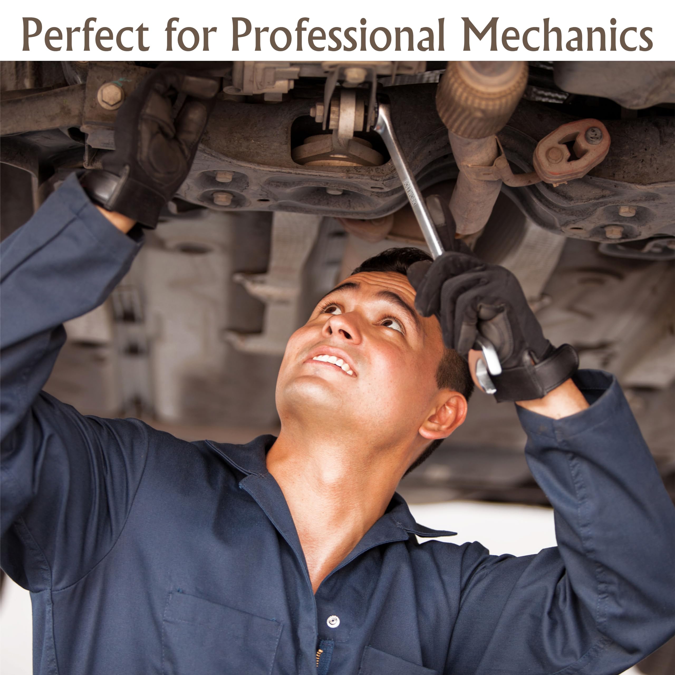 BOLTWORK Spanner Set 25 Combination Open and Bi-Hexagonal Spanner Set ...