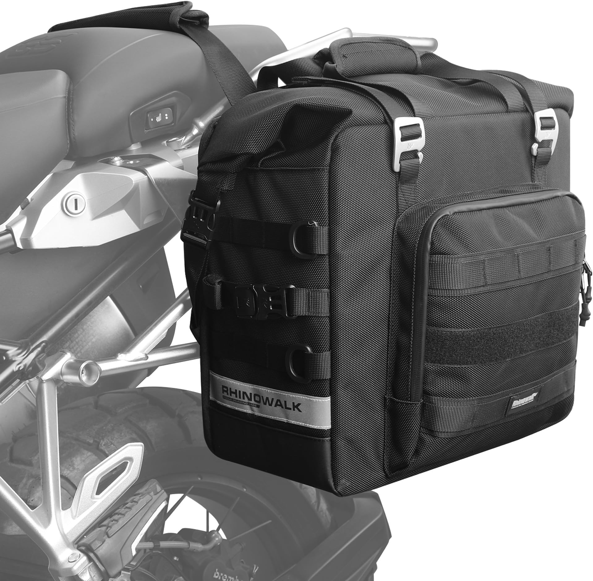 Bolsa/Mochila de Trasera Alforja para Motor de 20L, Universal ...