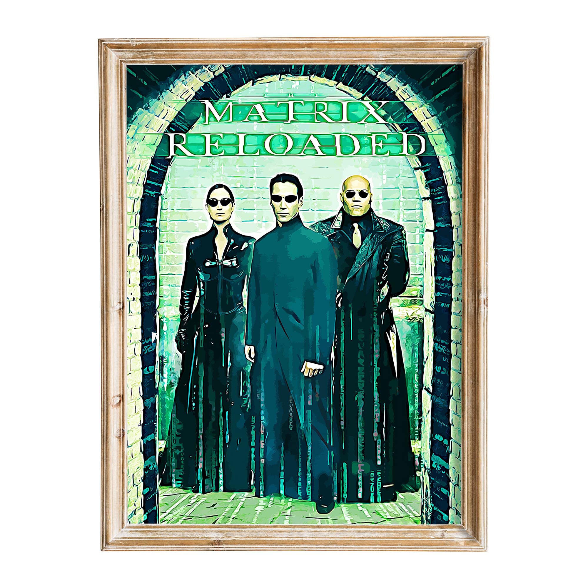 Buy FANART369 The Matrix Reloaded #4 A3 size Movie Original fanart wall ...