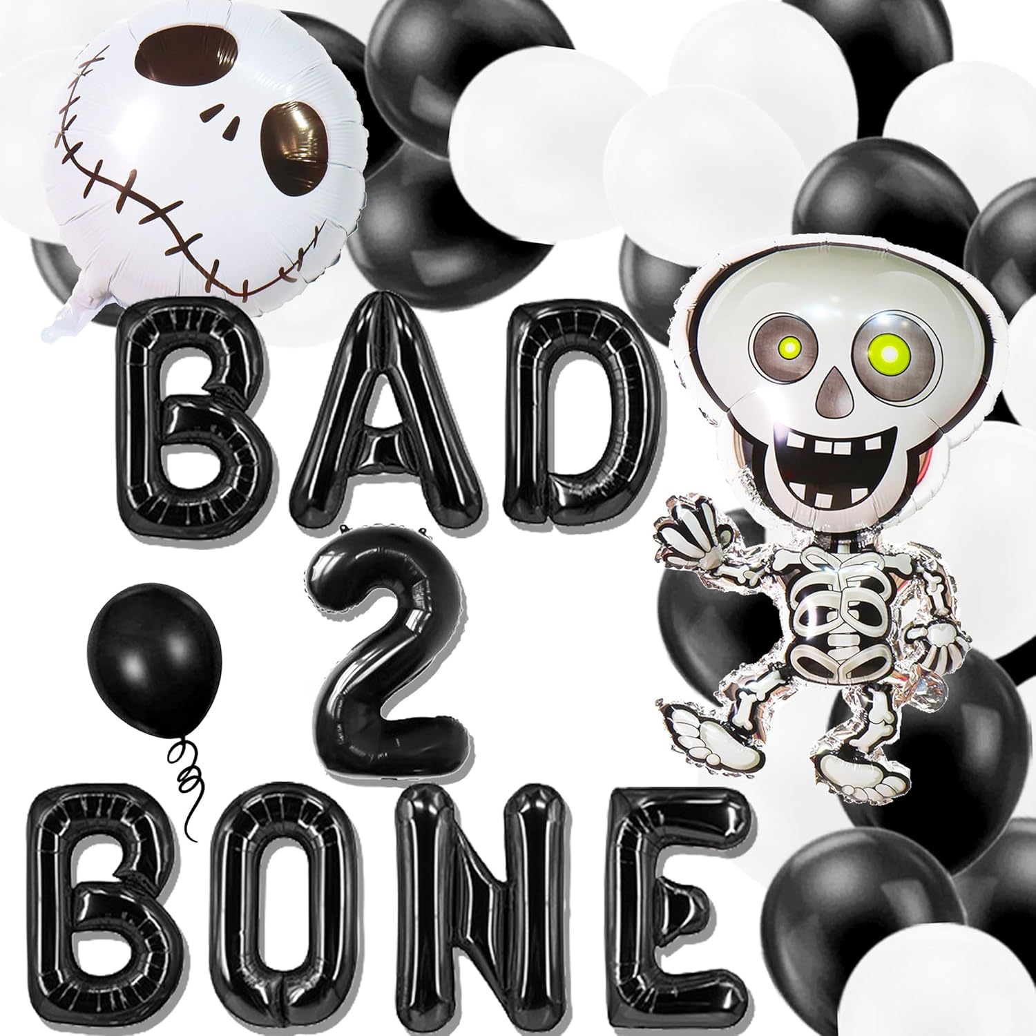 Amazon.com: 23 PCS Bad 2 The Bone Balloons Bad 2 The Bone Birthday ...