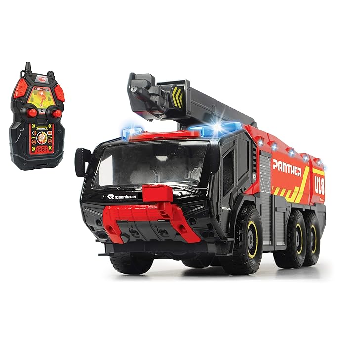 Buy Dickie Toys 203719020 RC Airplane Fire Engine with 4 Channel Remote ...