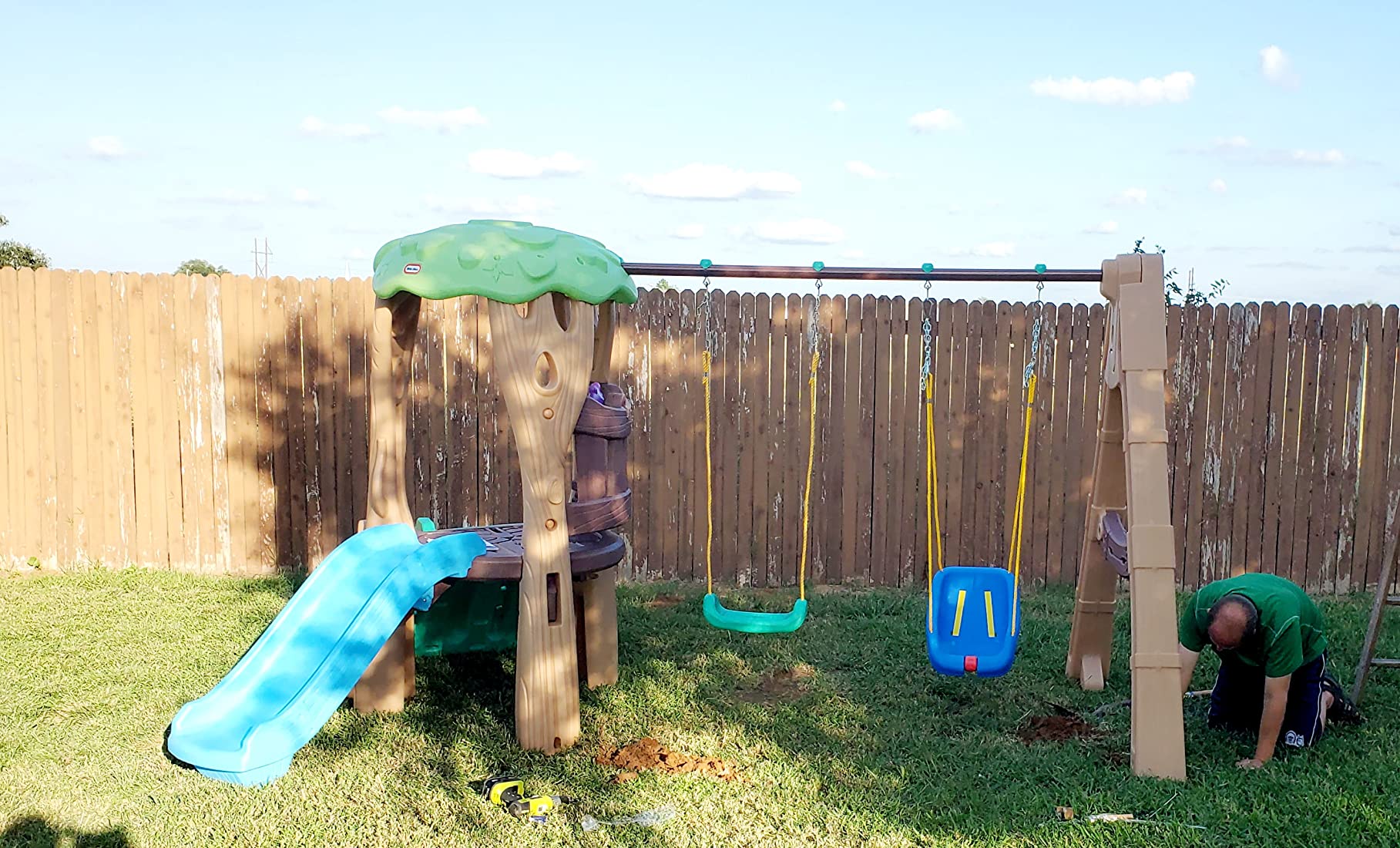 $59/mo - Finance Little Tikes Tree House Swing Set Blue | Buy Now, Pay ...