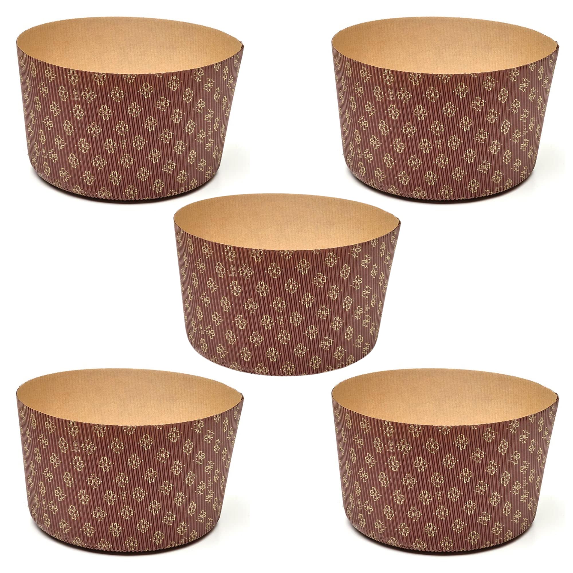 Panettone Mould, 1 kg (5pcs) - Panettone Cups Professional Pure ...