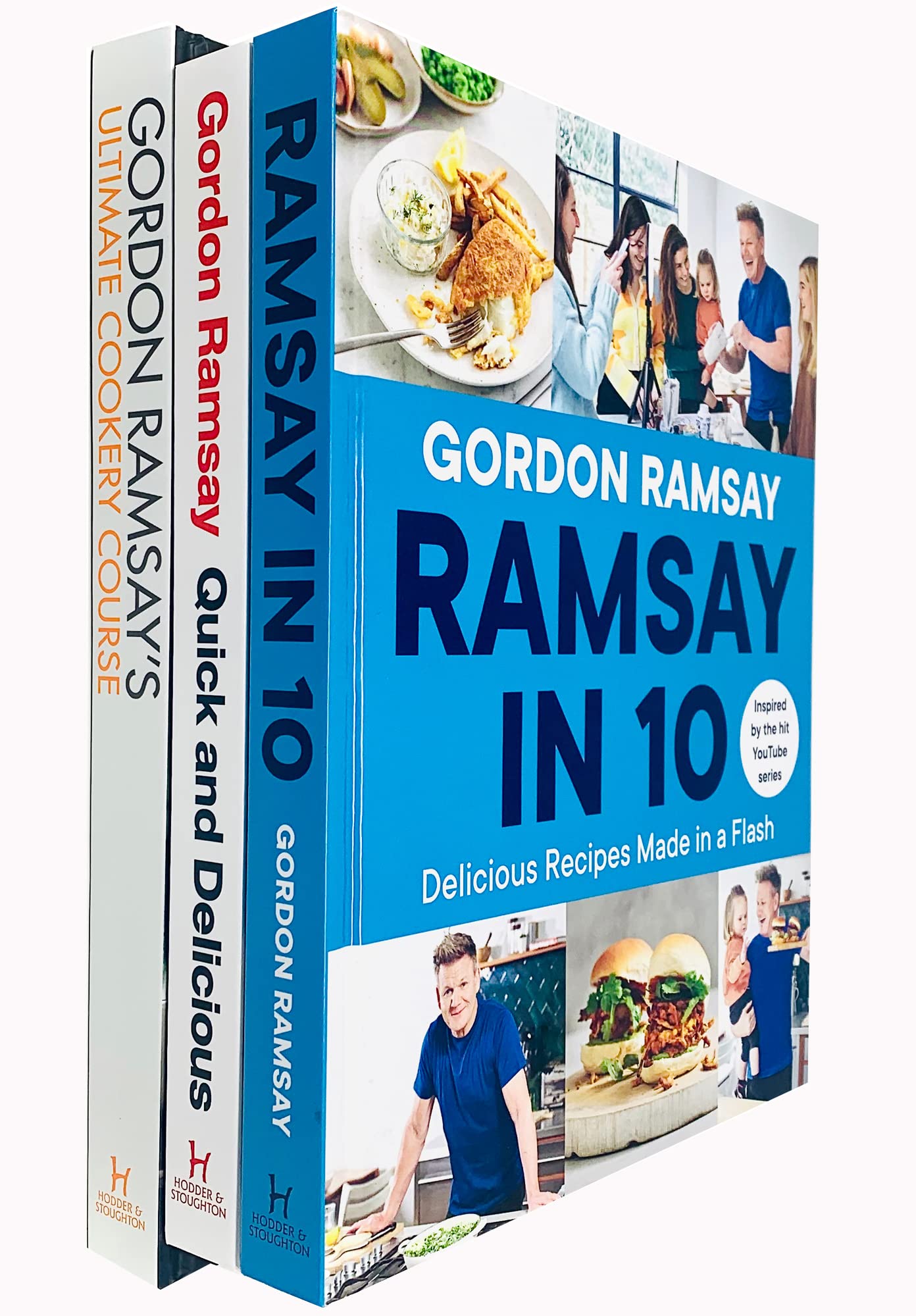 Gordon Ramsay Quick & Delicious, Ramsay in 10, Ultimate Cookery Course ...