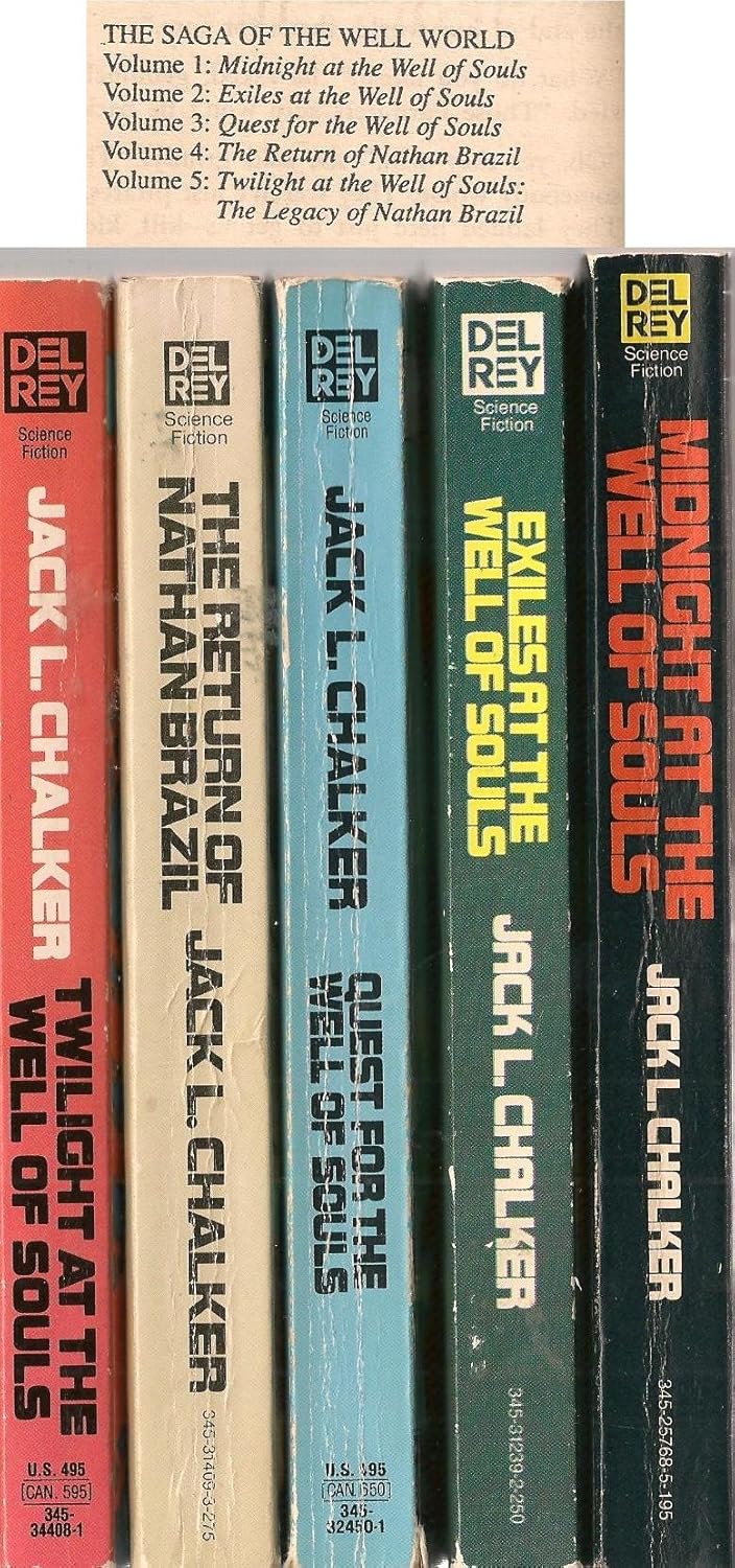 Saga of the Well World 5 Volumes: Jack L Chalker, Darrell K. Sweet, H.R ...