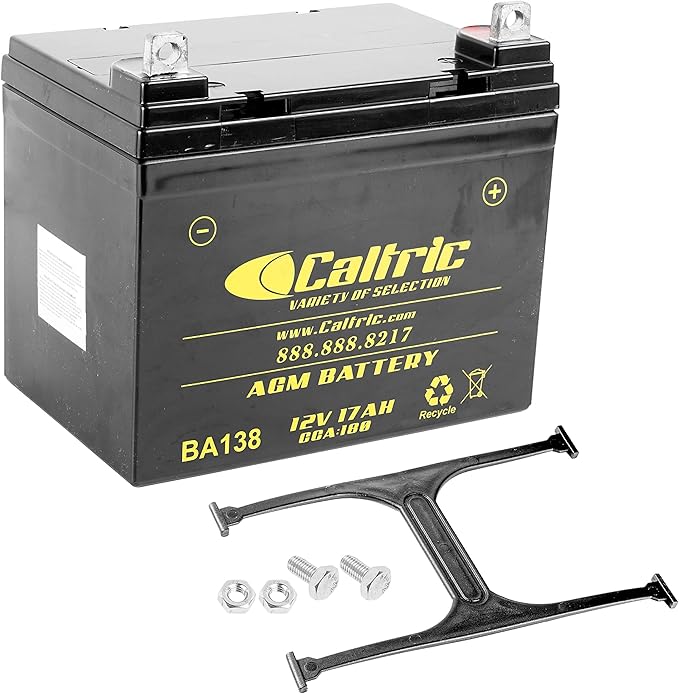 Caltric AGM Battery Compatible with Husqvarna 532123899 532163465 ...